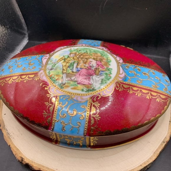 KPM Germany | Art | Kpm Germany Beautiful Porcelain Vanity Box | Poshmark